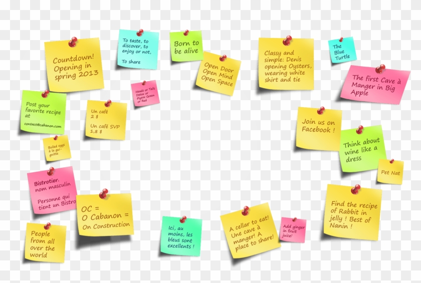 Post-its - Paper, HD Png Download - 1580x988(#1201547) - PngFind