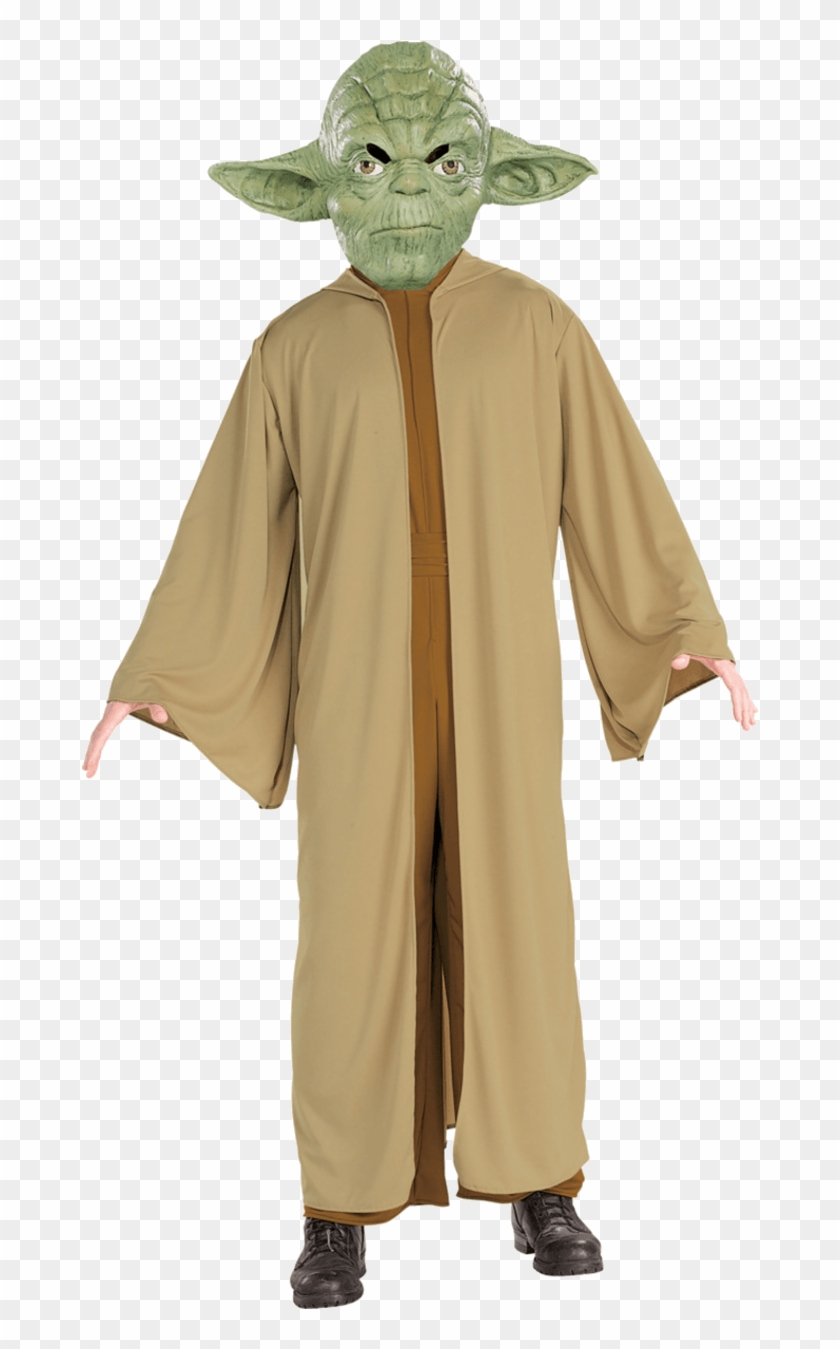Adult Star Wars Yoda Costume - Adult Yoda Costume, HD Png Download ...