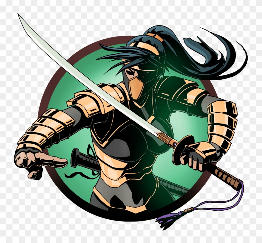 Image Ninja Girl Golden Katana Png - Shadow Fight 2 Ninja Katana ...