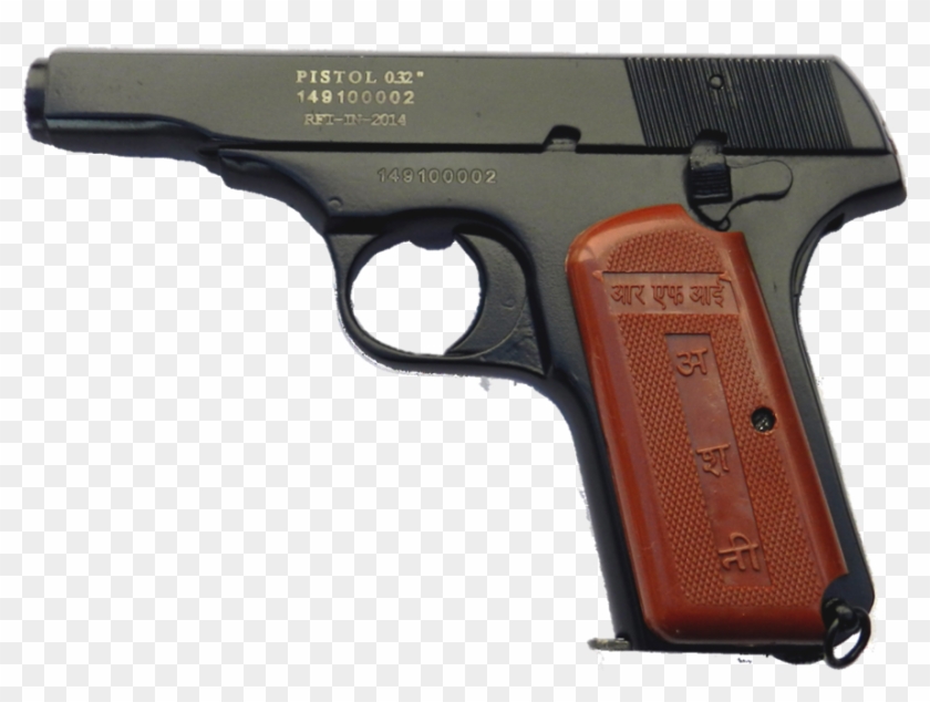 Pistol - 32 Bore Pistol Indian Ordnance, HD Png Download - 1033x703 ...