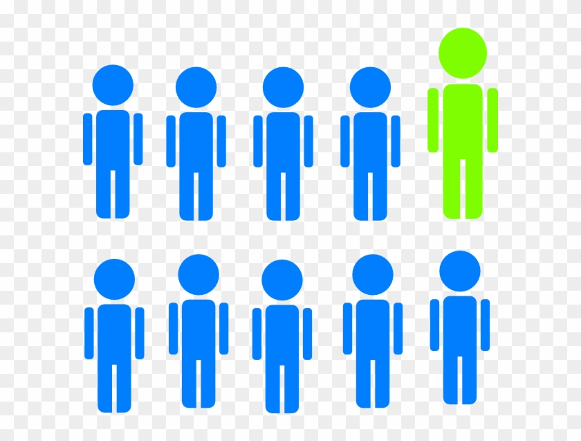 How To Set Use 1 In 10 People Svg Vector, HD Png Download - 600x557 ...