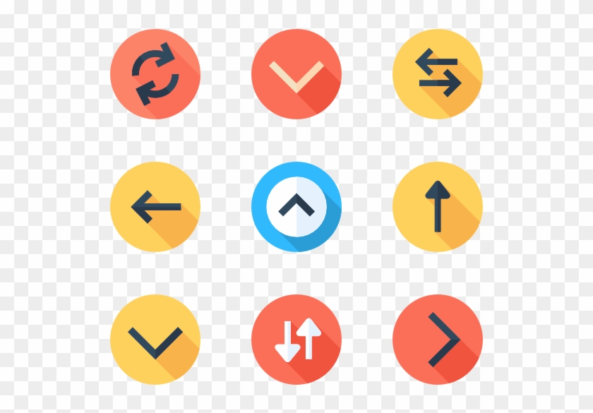 Arrows - Circle, HD Png Download - 600x564(#1241184) - PngFind
