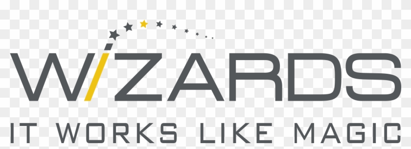 Wizards Logo New Yellow-01, HD Png Download - 2371x750(#1246423) - PngFind