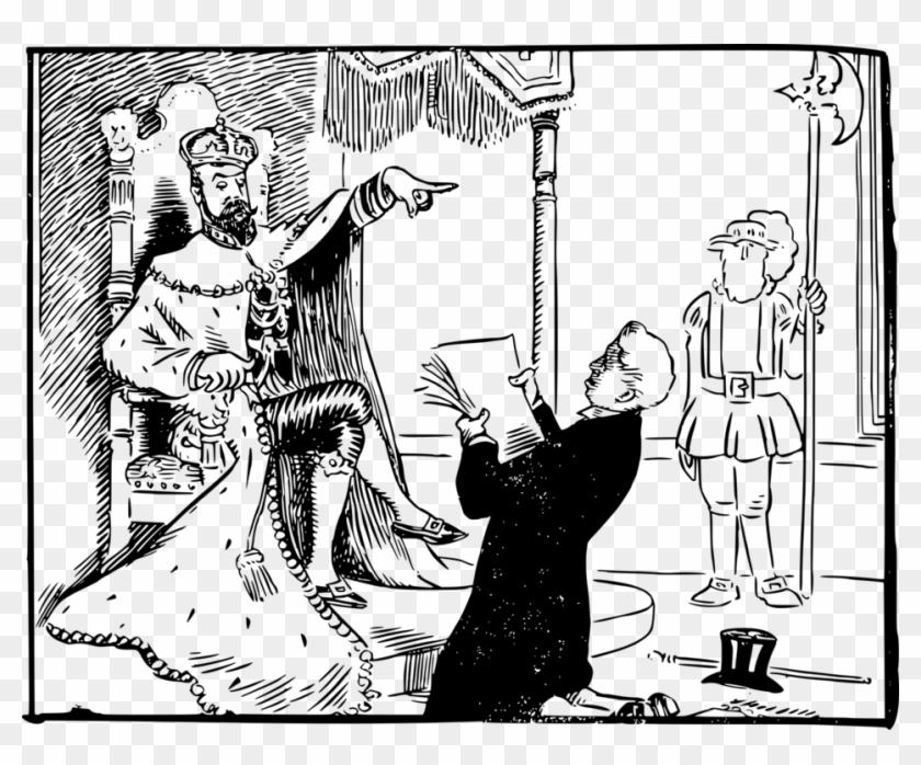 Evil King On Throne Clipart