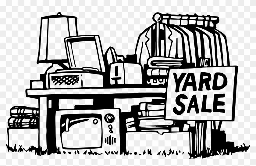 Yard Sale Clip Art Black And White HD Png Download 5346x3208 Yard Sale Clip Art Black And White HD Png Download 5346x3208