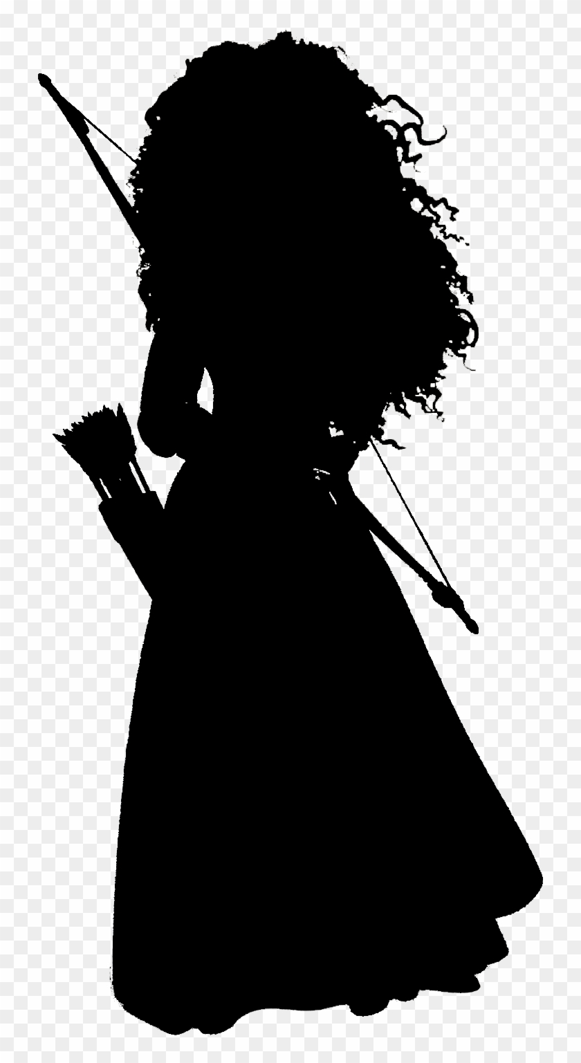 Merida Silhouette The Silhouette Is There, You Just - Merida - Disney ...