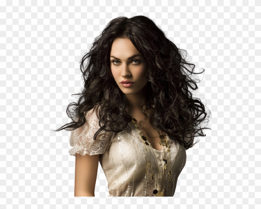 Megan Fox Curly Hair-2560x1600nezu - Megan Fox All Photoshoots, HD Png ...