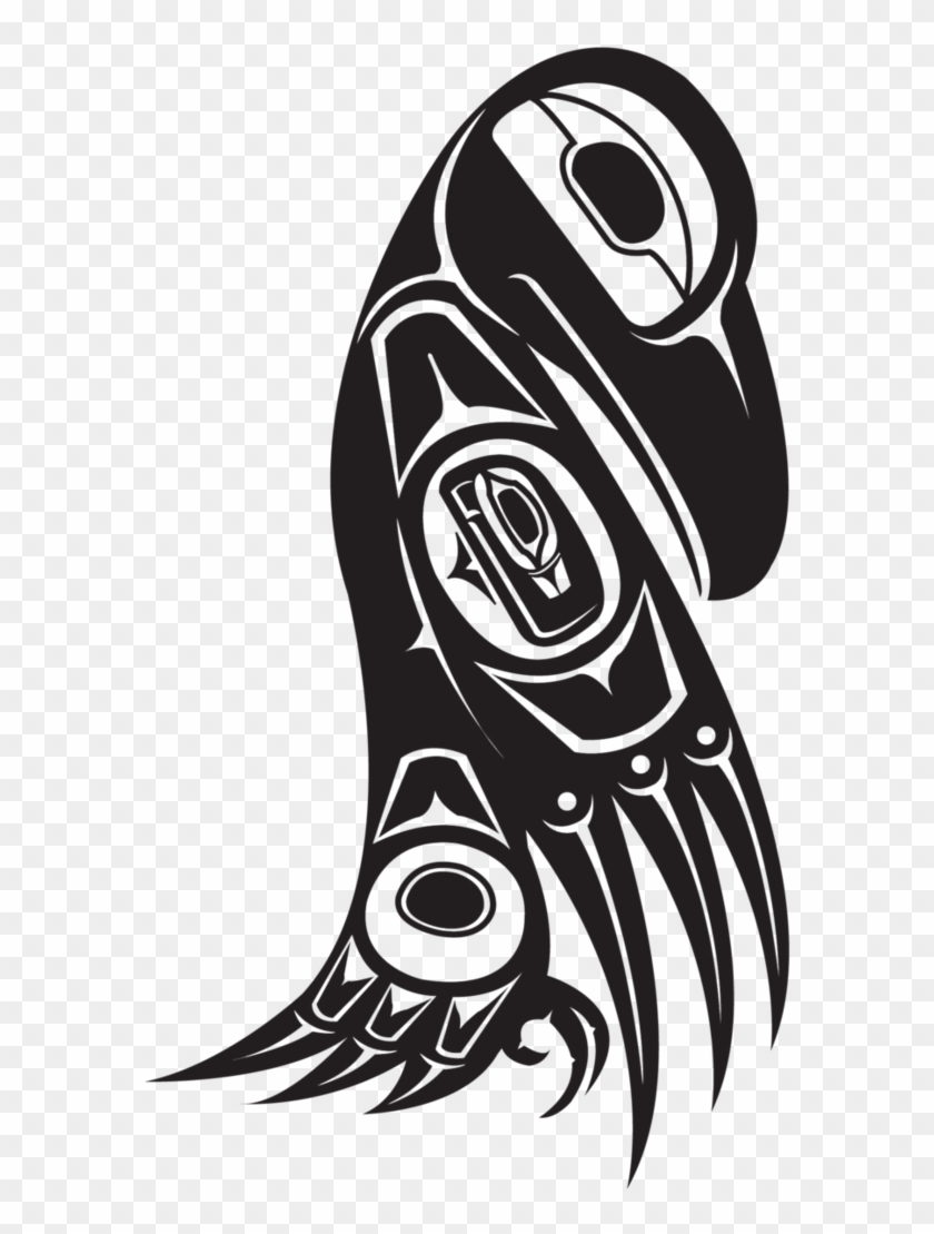 692 X 1153 4 0 - Alaska Native Raven Art, HD Png Download - 692x1153 ...