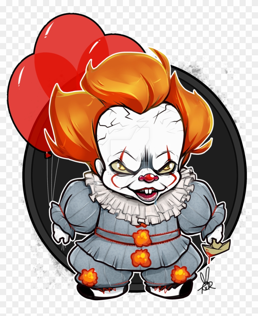 It Clown Drawing Art Chibi, HD Png Download - 984x1158(#1276508) - PngFind