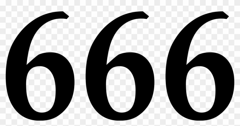 File - 666 - Svg - 666 Png, Transparent Png - 1280x617(#1277419) - PngFind