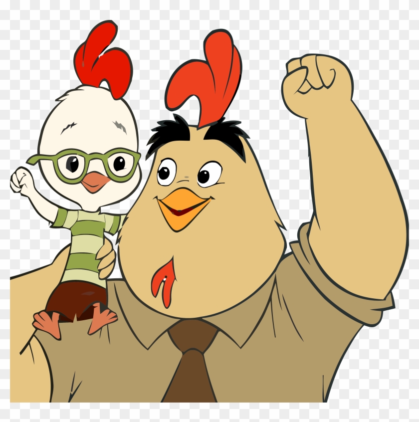 Chicken Little Buck Cluck Win Clipart Png - Happy Fathers Day Chicken ...