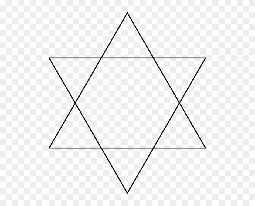 The - Many Triangle In A Star, HD Png Download - 519x600(#1277913 ...