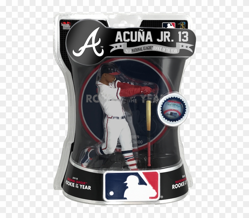 Ronald Acuna Jr - Atlanta Braves Logo Black, HD Png Download - 500x682 ...