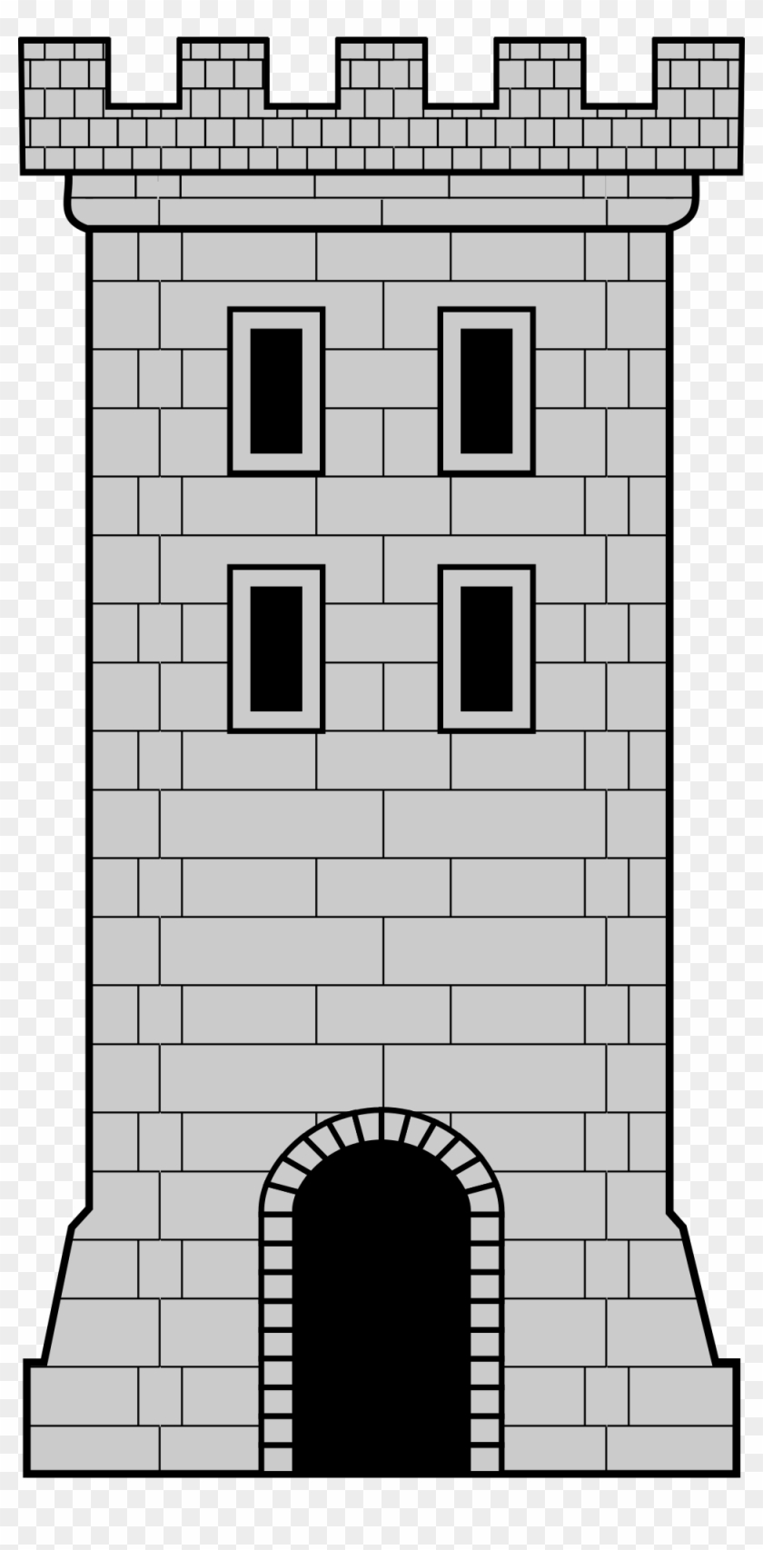 Open - Castle Tower Clipart Png, Transparent Png - 1000x1984(#1291684 ...