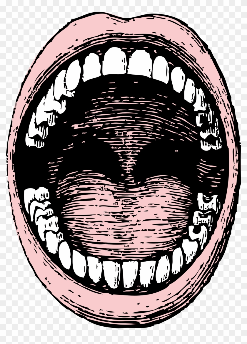 Clipart Open Mouth - Wide Open Mouth Drawing, HD Png Download ...
