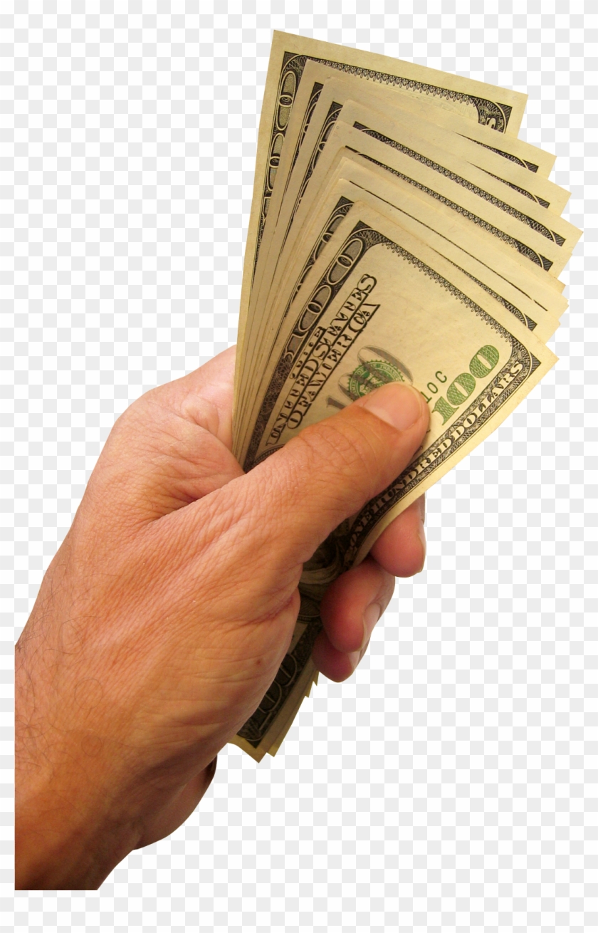 Hand Holding Us Dollars Money Png Transparent Image - Hand With Money ...