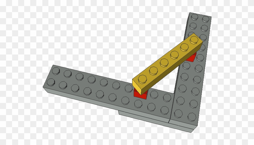 Note How I Used Two 1×1 Bricks To Create “pylons” For - Lego 45 Degrees ...