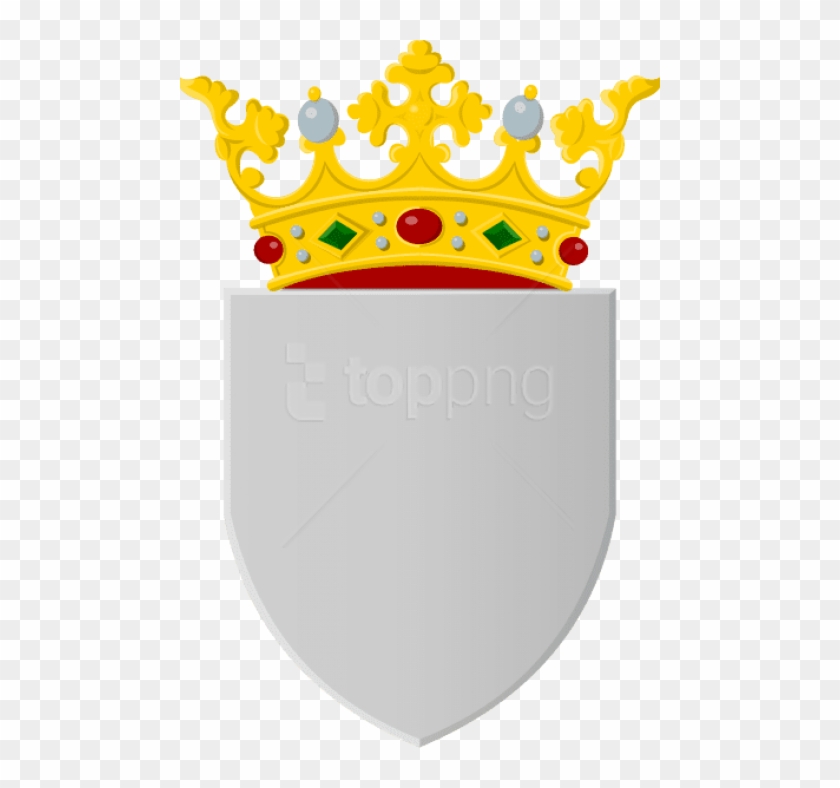 Free Png Silver Shield Png Png Image With Transparent - Crown With ...