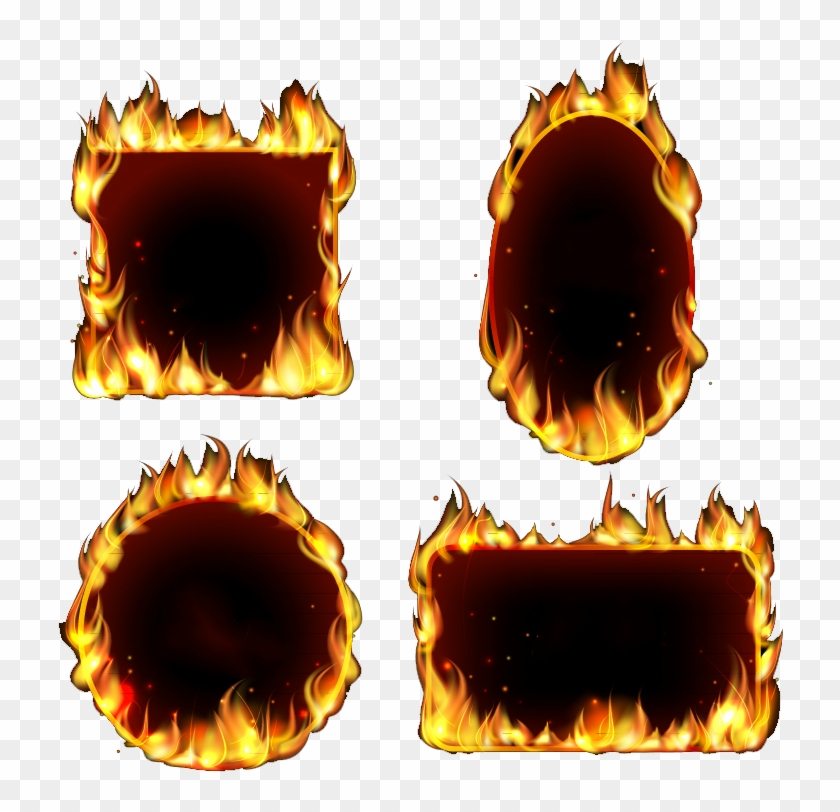 Fire Vector Frame - Frame Fire Png, Transparent Png - 800x800(#1311259 ...