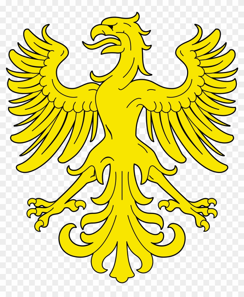 Open - Gold Heraldic Eagle, HD Png Download - 2000x2419(#1312827) - PngFind