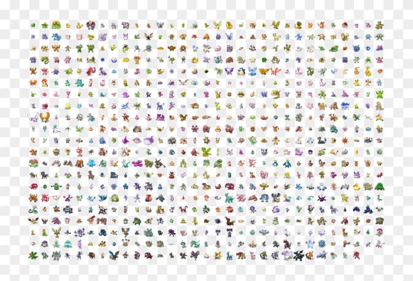 Shiny Pokemon Sprite Sheet