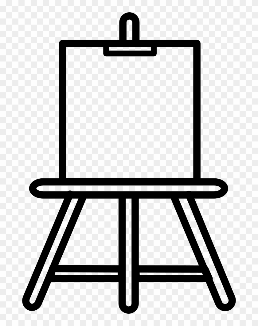 Png File Svg - Easel Outline, Transparent Png - 696x980(#1330318) - PngFind