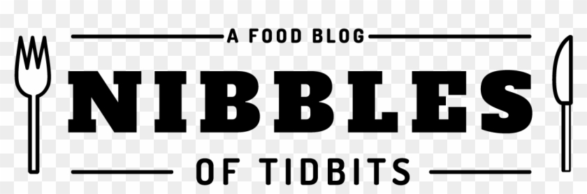 Nibbles Of Tidbits Logo - Food Blog Logo, HD Png Download - 1667x833 ...