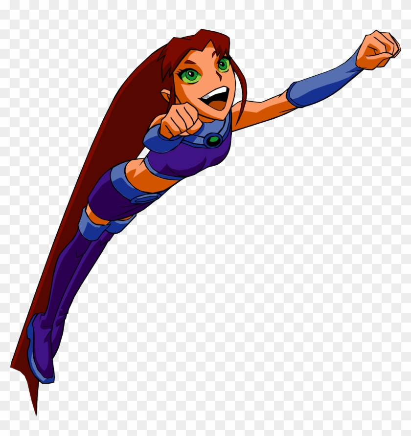 Teen Titans 2003 Starfire, HD Png Download - 1482x1493(#1346344) - PngFind