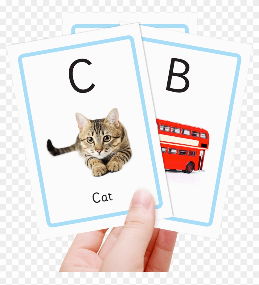 Free Alphabet Flash Cards - Flash Cards Png, Transparent Png ...