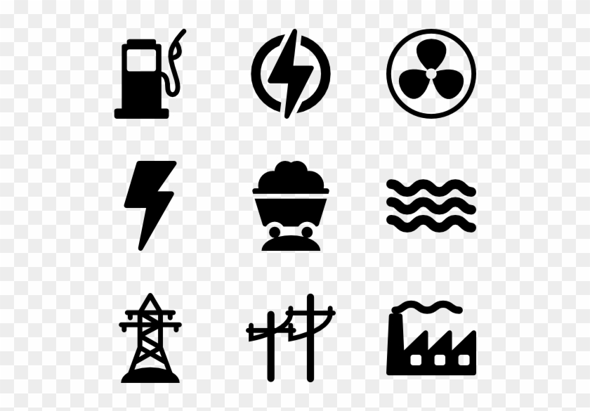 Energy Power Generation - Power Energy Icon, HD Png Download - 600x564 ...