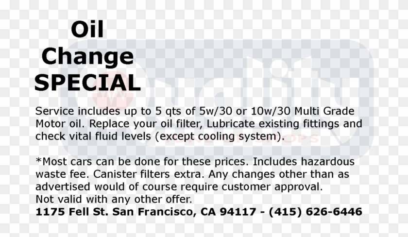 Smog Check Special - Ink, HD Png Download - 760x499(#1353765) - PngFind