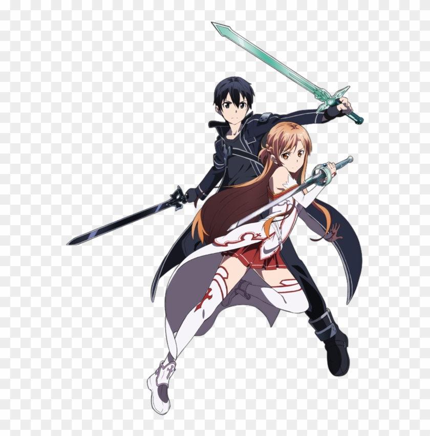 Sword Art Png Picture - Kirito And His Swords, Transparent Png ...