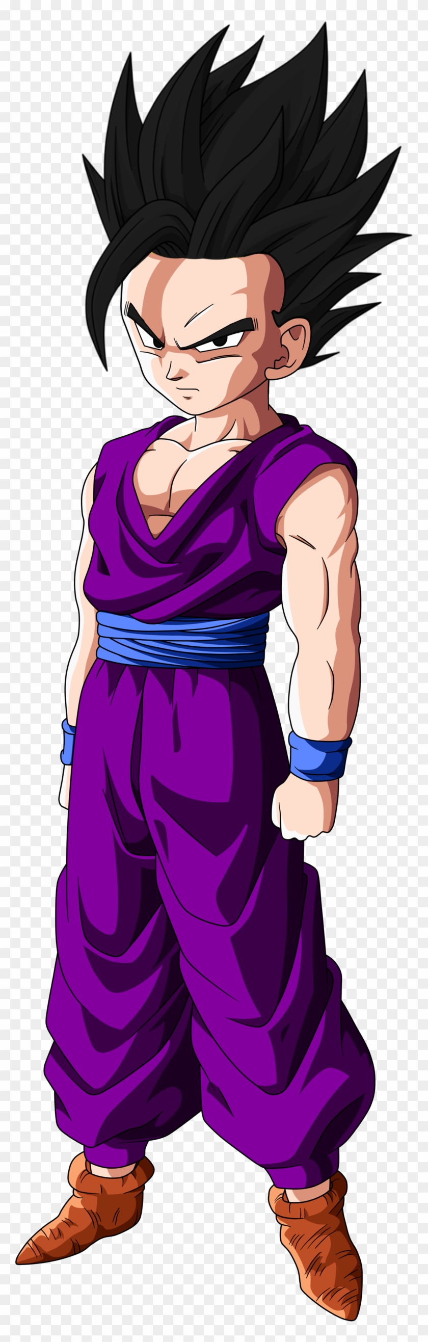 Mystic Teen Gohan - Dragon Ball Teen Gohan, HD Png Download - 900x2571 ...