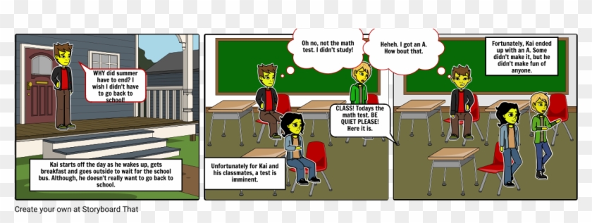 First Day Back To High School - Cartoon, HD Png Download - 1164x385 ...