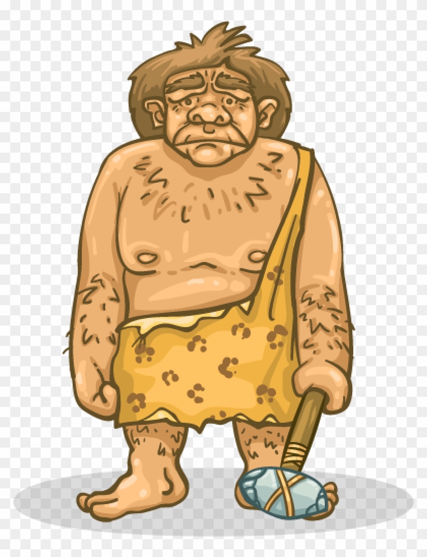Caveman , Png Download - Illustration, Transparent Png - 791x1015 ...