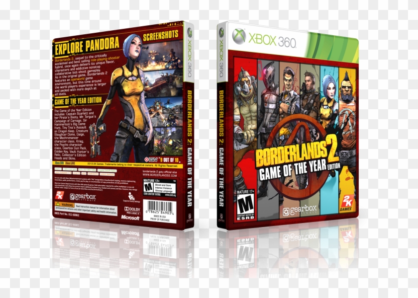 Goty Box Art Cover - Borderlands 2, HD Png Download - 700x560(#1378438 ...