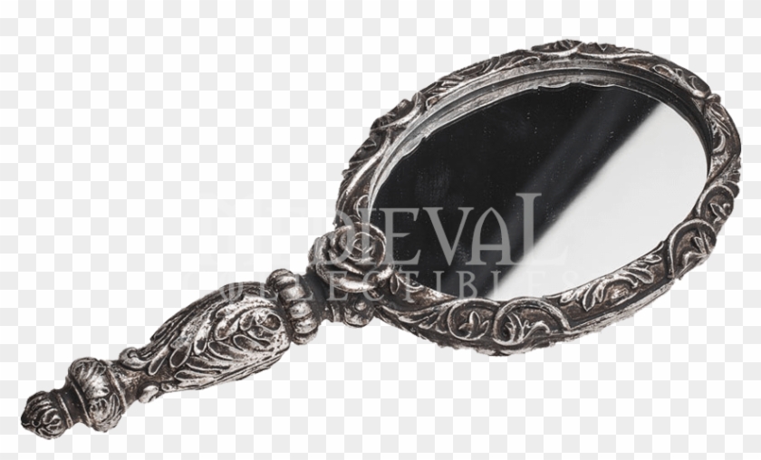 Baroque Rose Hand Mirror - Baroque Hand Mirror, HD Png Download ...