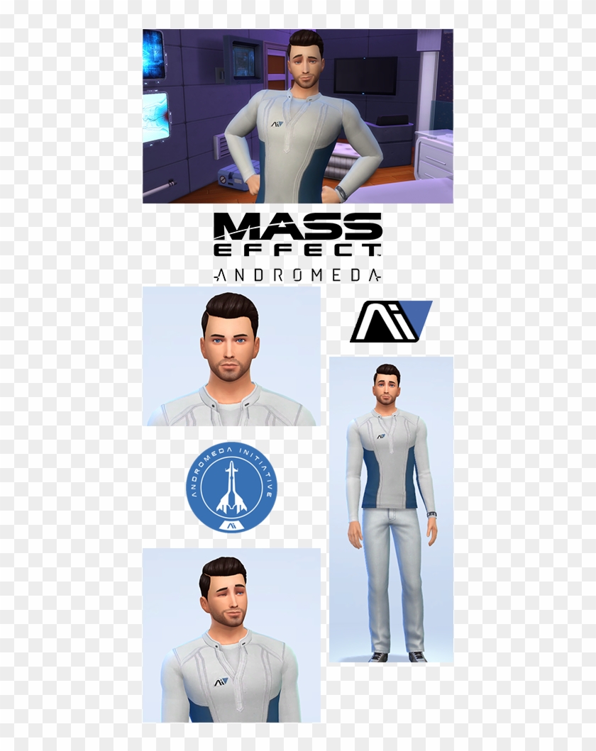 Scott Ryder Pathfinder From Mass Effect Andromeda Sims 4 Mass