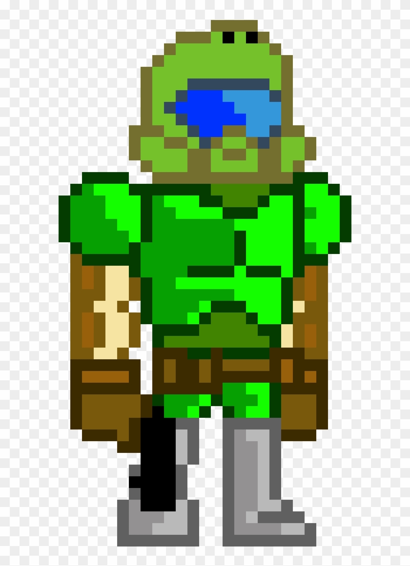 Doom Guy - Cartoon, HD Png Download - 1200x1200(#1384633) - PngFind