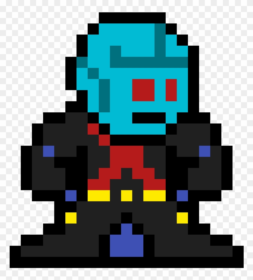Martian Manhunter - 8 Bit Mega Man Pixel, HD Png Download - 1184x1184 ...