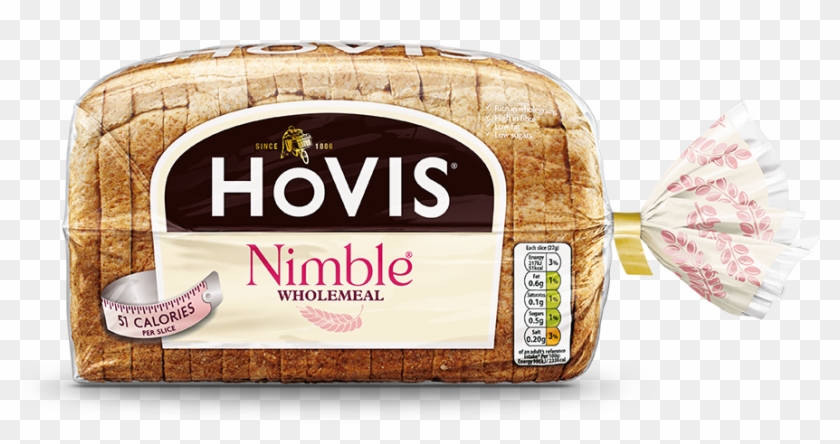 Nimble® Wholemeal - Hovis Nimble Wholemeal Bread, HD Png Download ...