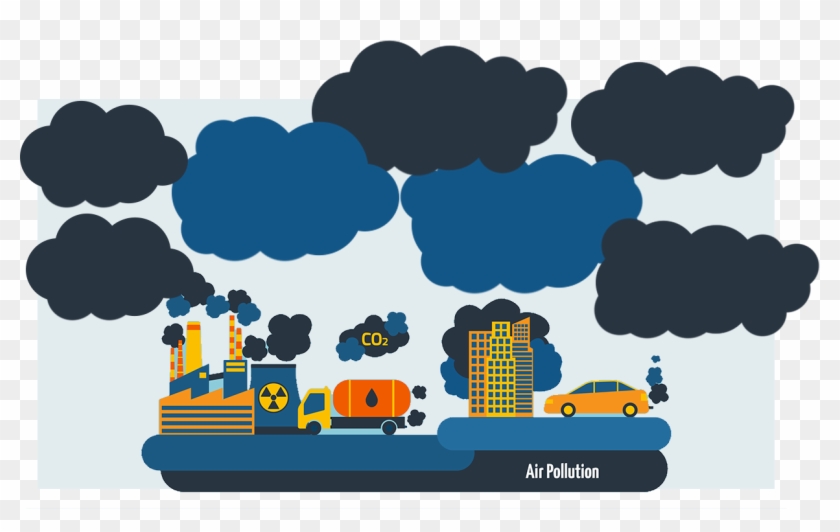 Causes Of Air Pollution Clipart