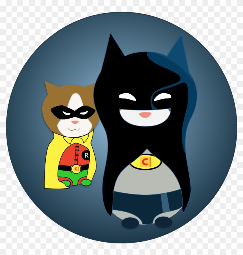 Bat Cat - Cartoon, HD Png Download - 1005x1005(#1398682) - PngFind