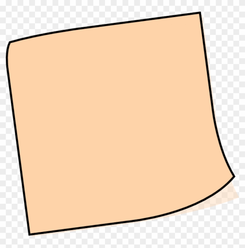 Download - Brown Sticky Note Png, Transparent Png - 600x580(#140648 ...