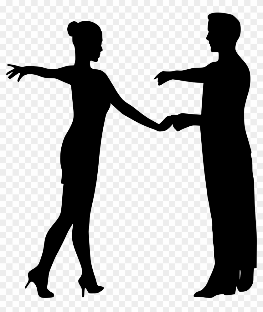 Partner Dance Latin Dance Silhouette Computer Icons - Couple Dance ...