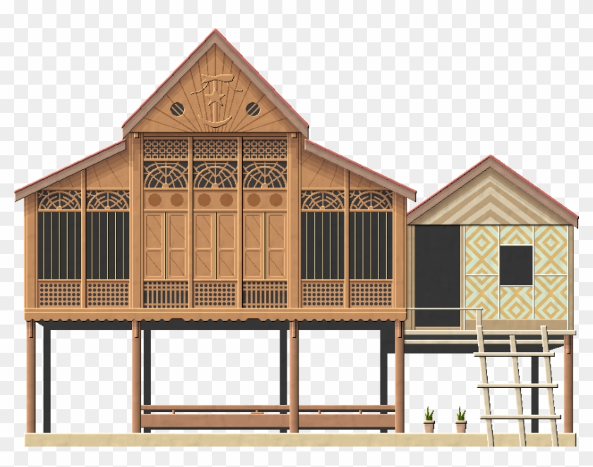 Traditional Malay House Icon, HD Png Download - 867x643(#1402007) - PngFind