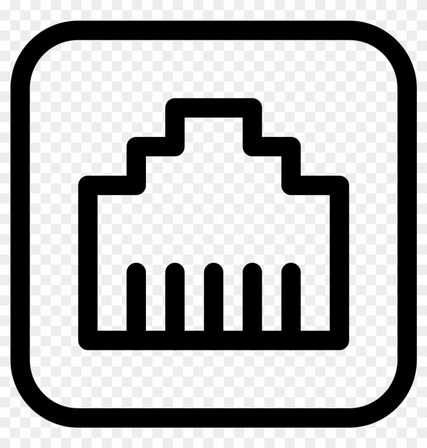 Wired Network Icon - Network Icon, HD Png Download - 1600x1600(#1403991 ...