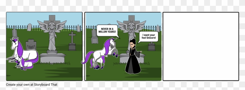 The Unicorns Curse - Cartoon, HD Png Download - 1164x385(#1411552 ...