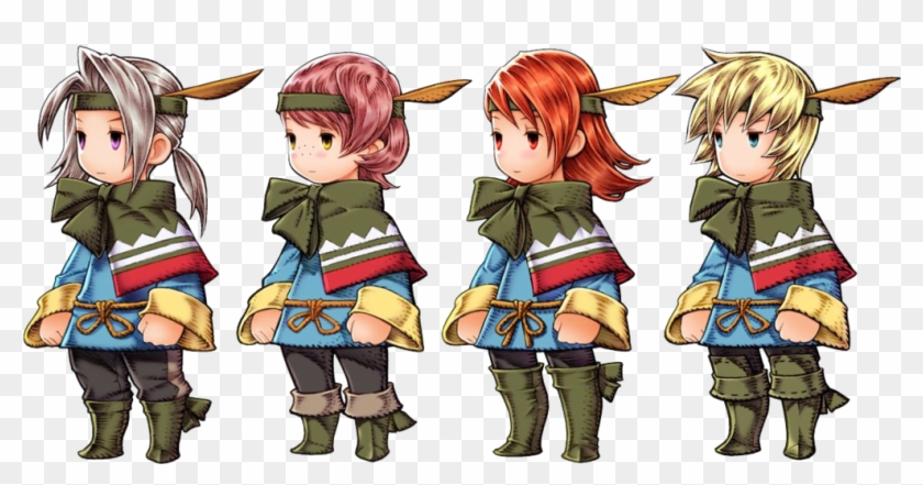 Render Final Fantasy Iii Luneth Arc Refia Ingus Photo - Final Fantasy ...