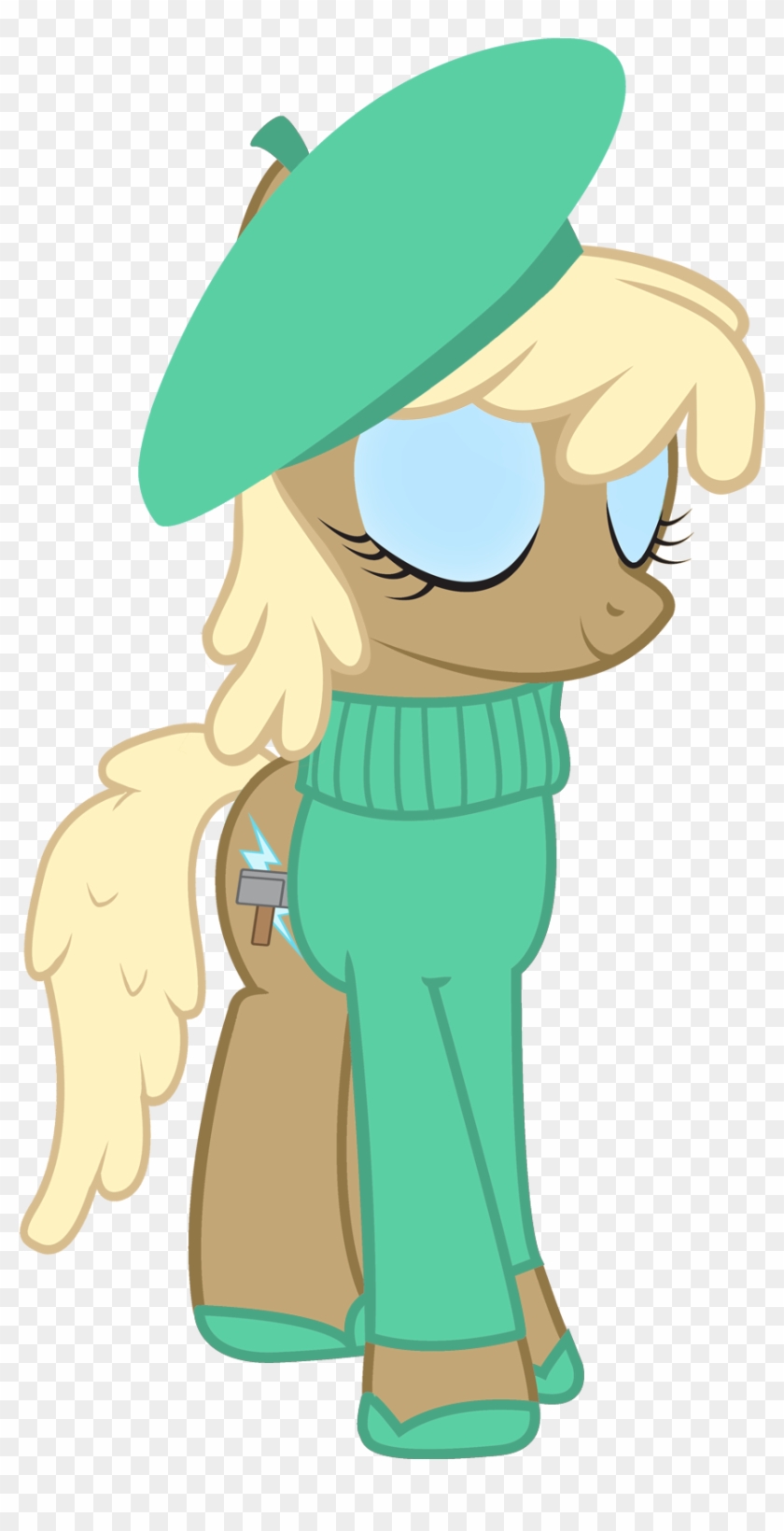 Cool77778, Beatnik Rarity, Beret, Clothes, Hat, Mjölna, - Mylittlepony ...